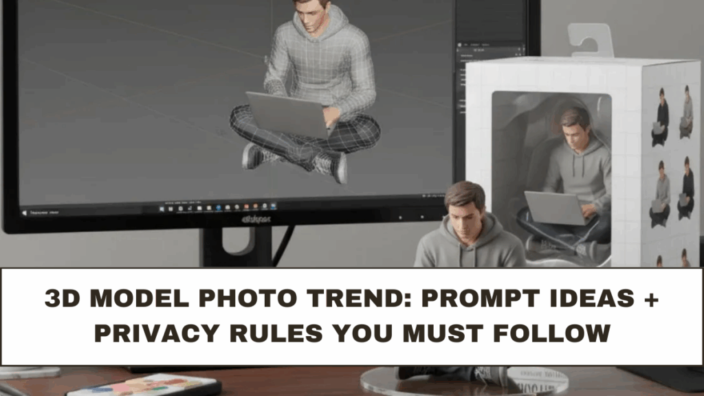 3D Model Photo Trend: Prompt Ideas + Privacy Rules You Must Follow